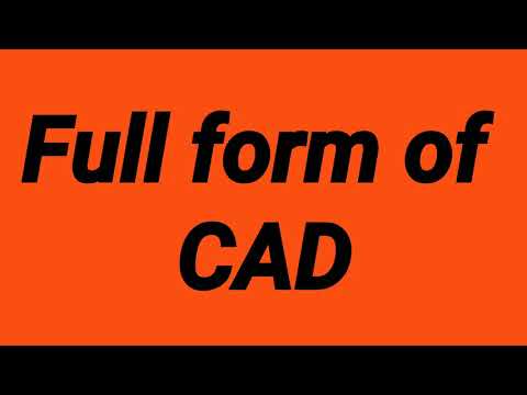 Full form of CAD! // What is full form of CAD? // CAD ka full form kya he?