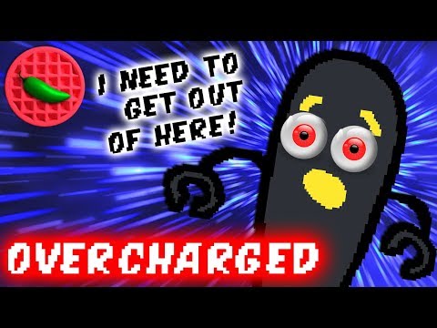 DEMON-POSSESSED ROBOT TRAGEDY?! -- Let's Play Overcharged (Free Itch.io Game)
