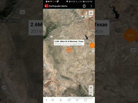 Mentone, Texas Earthquake August 18th, 2019