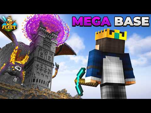I Build a MEGA BASE in GamerFleet's Minecraft Server!