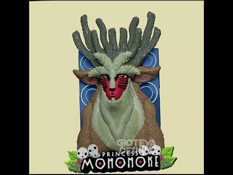 STL file Princess Mononoke Shishigami Forest Spirit 👸 ・3D printer ...