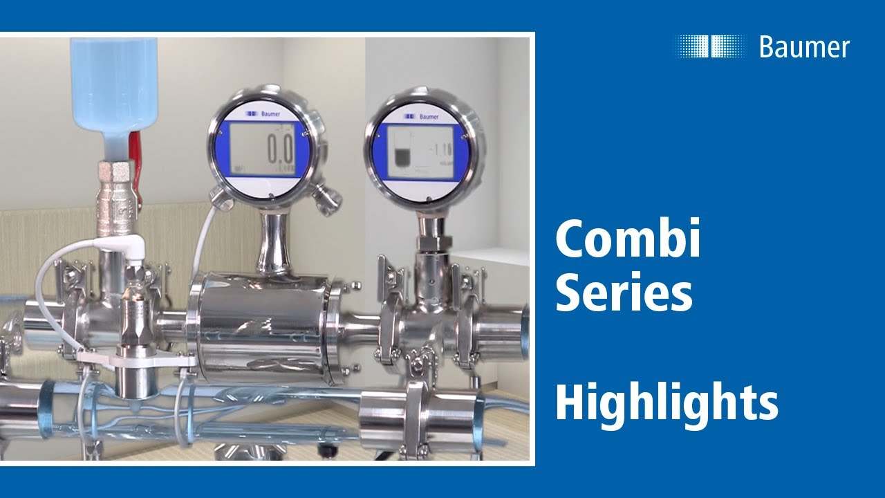 Baumer | CombiView display | Unified operating concept saves time and costs