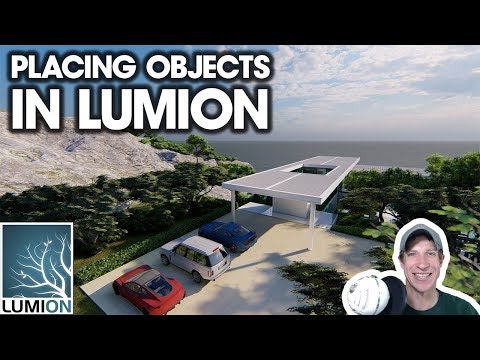 Getting Started Rendering in Lumion (EP 5) - ADDING OBJECTS with Place Mode