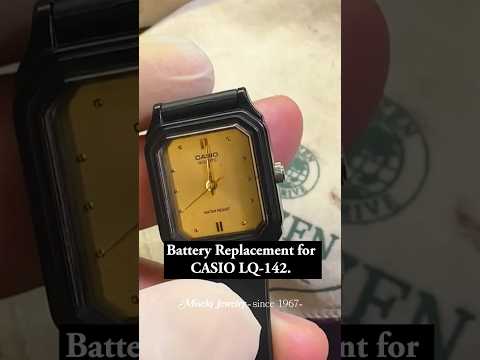 Casio watch battery replacement #shorts #batteryreplacement #jewelry #watch #casio #Lq142