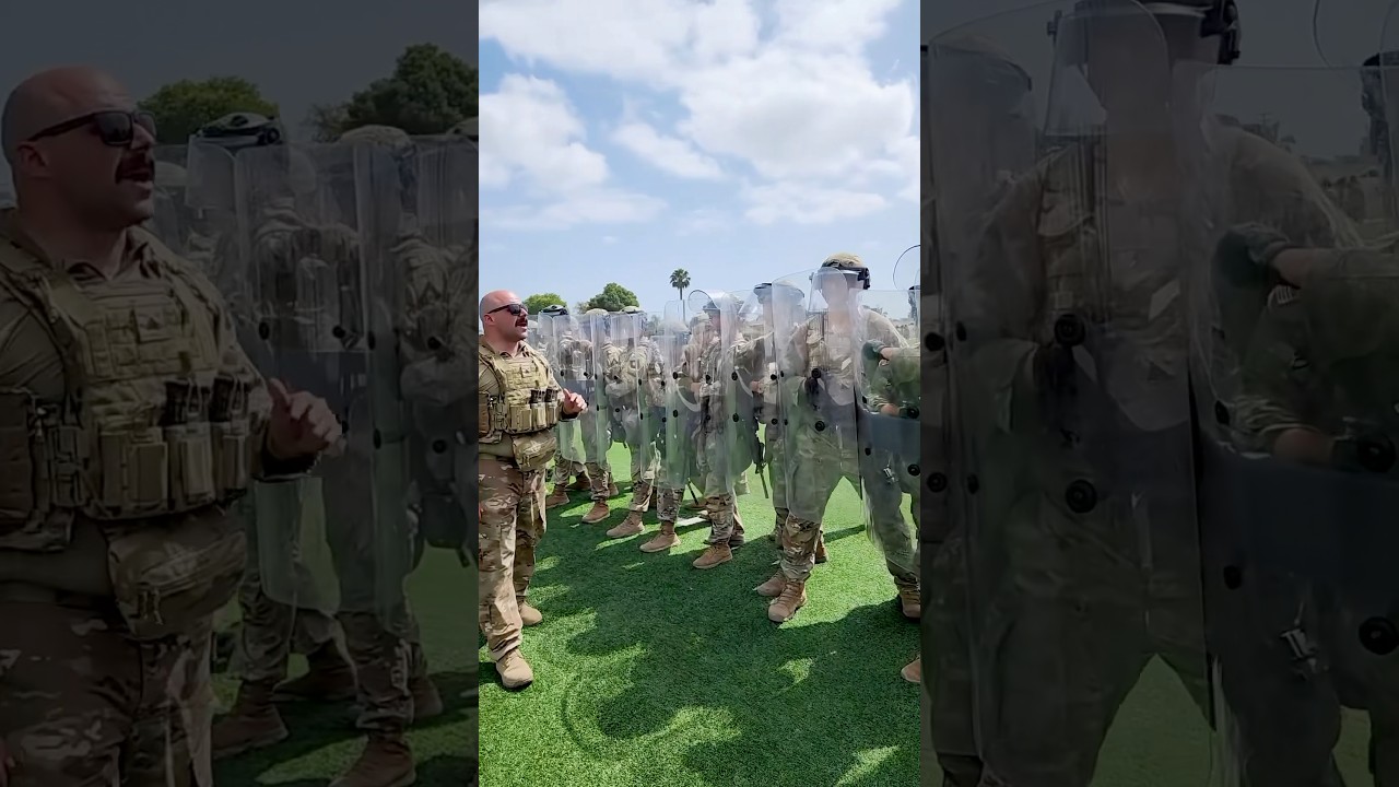 California Army National Guard trains to protect federal law enforcement and property