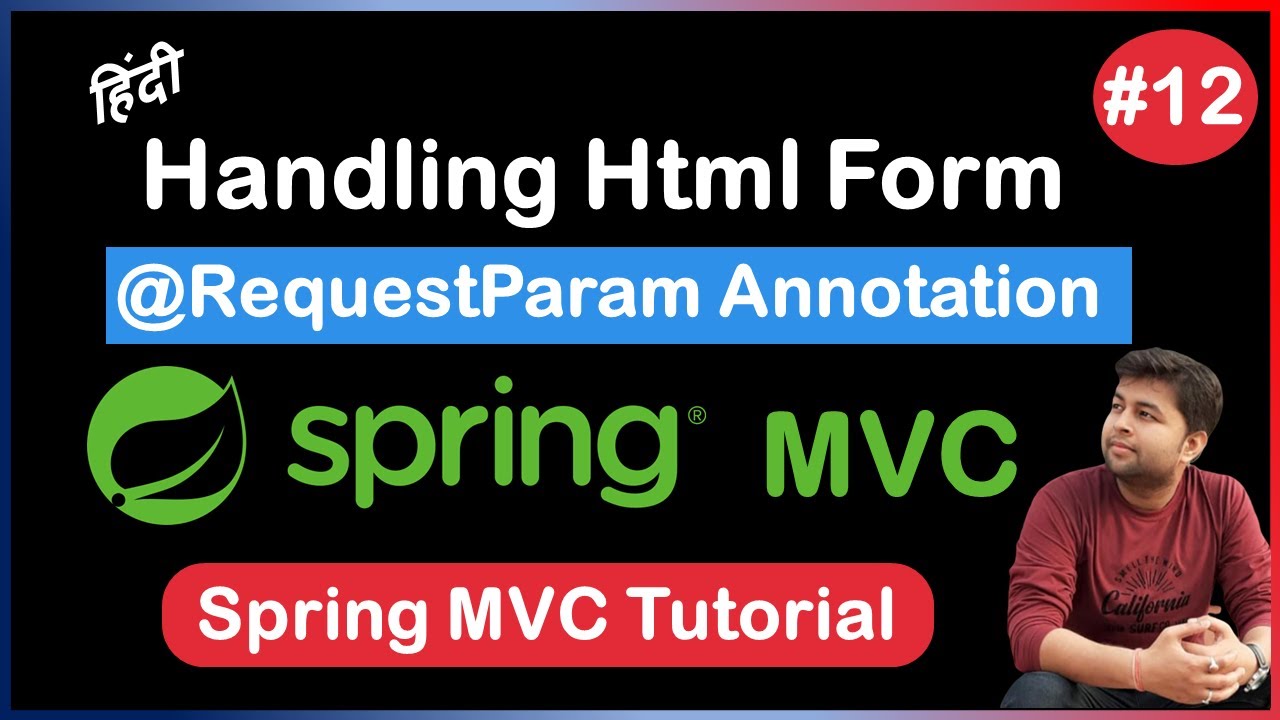 Handling  Form at Spring MVC Controller using @RequestParam Annotation | Spring MVC Tutorial