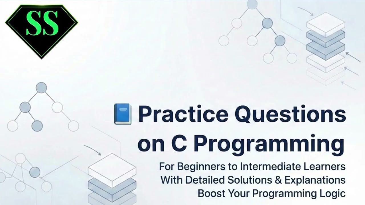 C Programming & Data Structure MCQs Entrance Exam Top 🎯Questions  Asked in Exams with Solutions