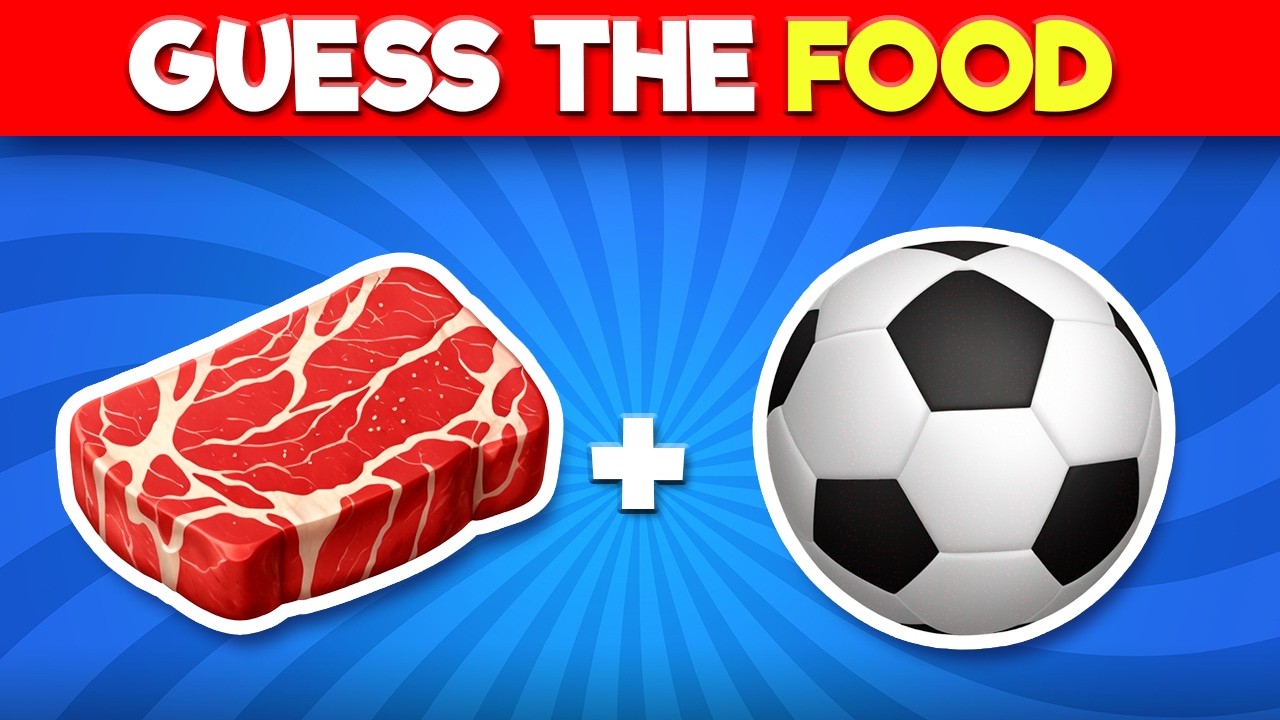 Guess the Food by the Emojis 🍕🥤