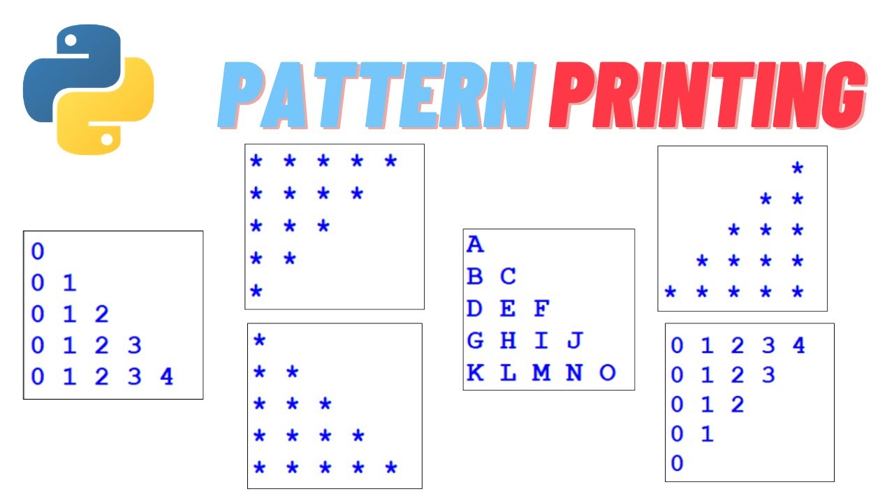 Patterns / Pyramids printing in Python