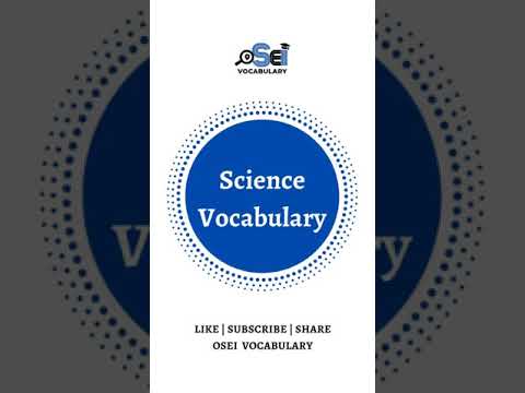 Science Vocabulary | List Of Science Vocabulary In English With Urdu | OSEI Vocabulary #shorts