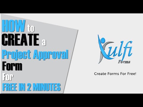 How To Create Project Approval Form For Free in 2 minutes | Data Collection Form