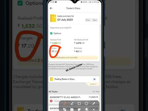 Dhan App Option Trading Charges - Full Proof 🔥 || Dhan App Trader Diary | Dhan Brokerage Charges