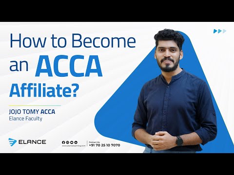 How to Become an ACCA Affiliate? | ACCA | Jojo Tomy ACCA | Elance