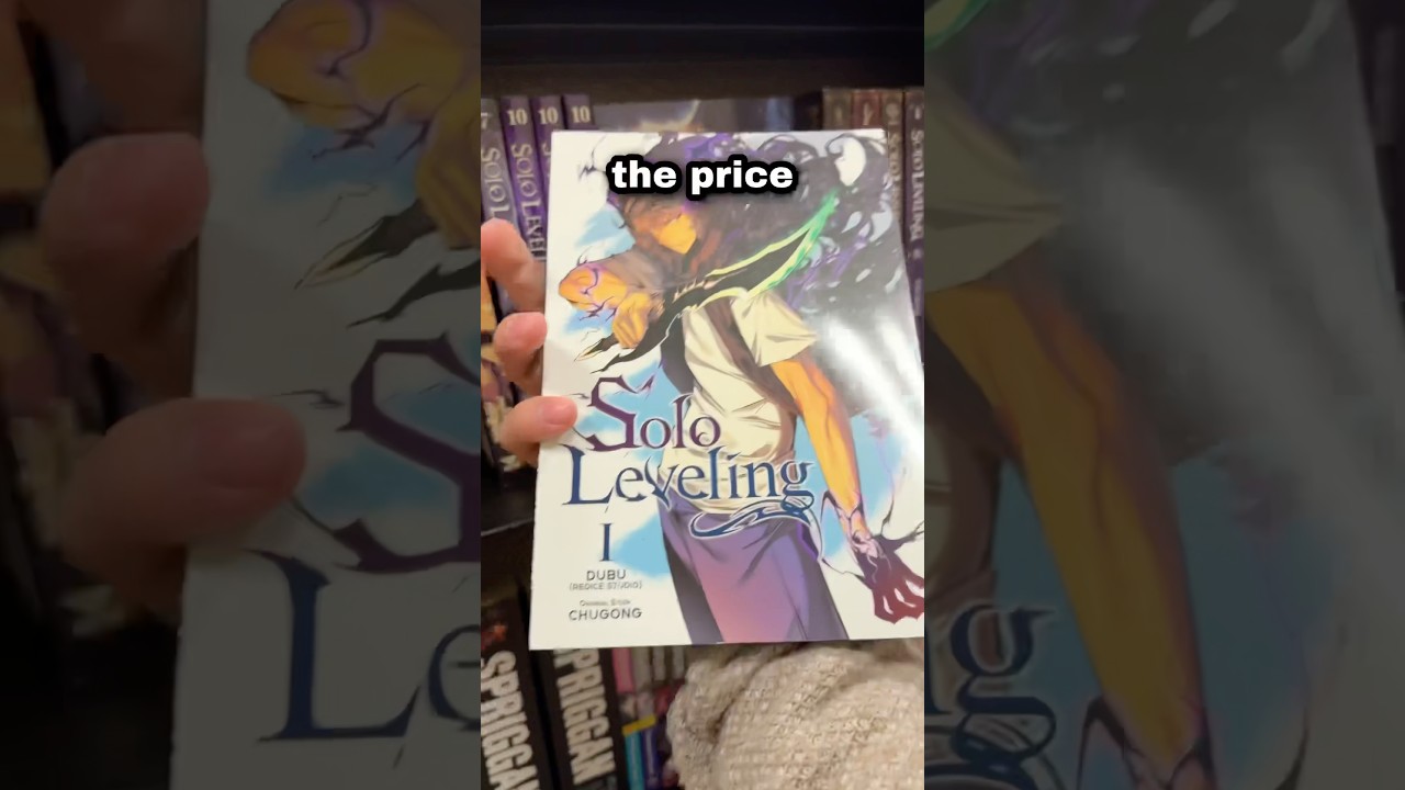 WHY is Solo Leveling Manga EXPENSIVE #manga #anime #sololeveling #manhwa