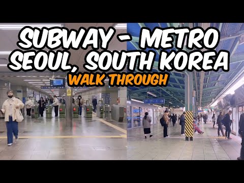 🚇 Seoul South Korea Metro Adventure! 🌐 #339