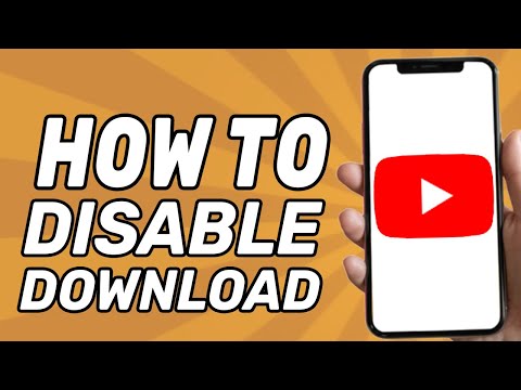 How to Disable Download Option in Youtube Video (2025)