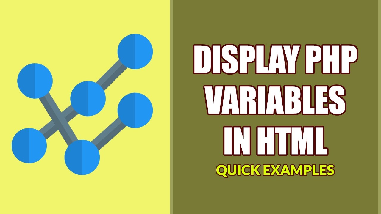 Display PHP Variables In HTML