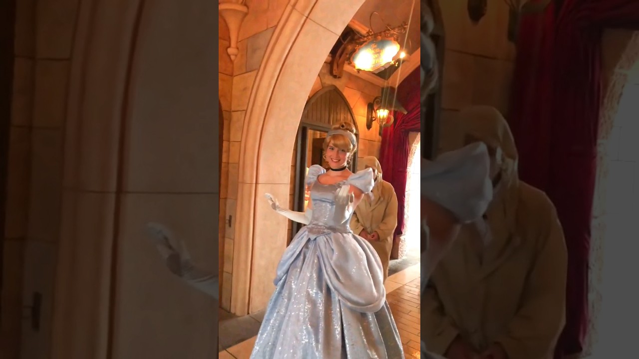 💕😯Disney Princess Cinderella so Gorgeous❤️ #shorts #disney #cinderella
