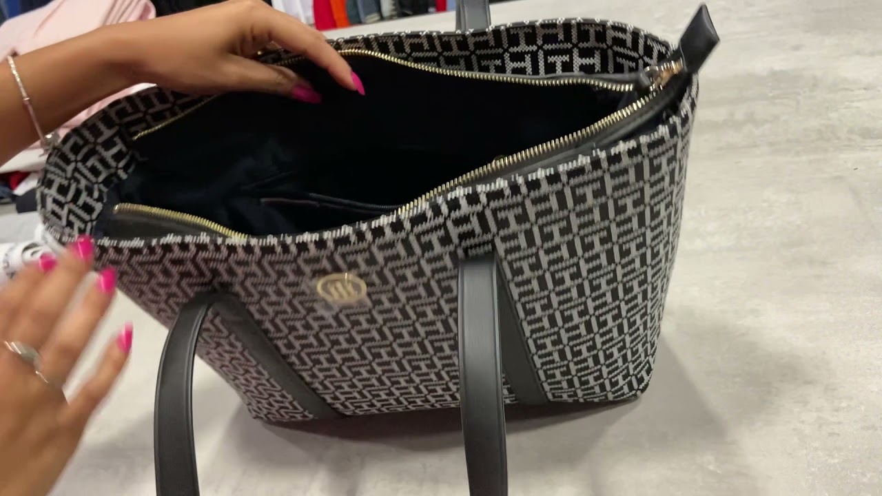 Bolsa Feminina Tommy Hilfiger Monograma Original Nova c/ NF