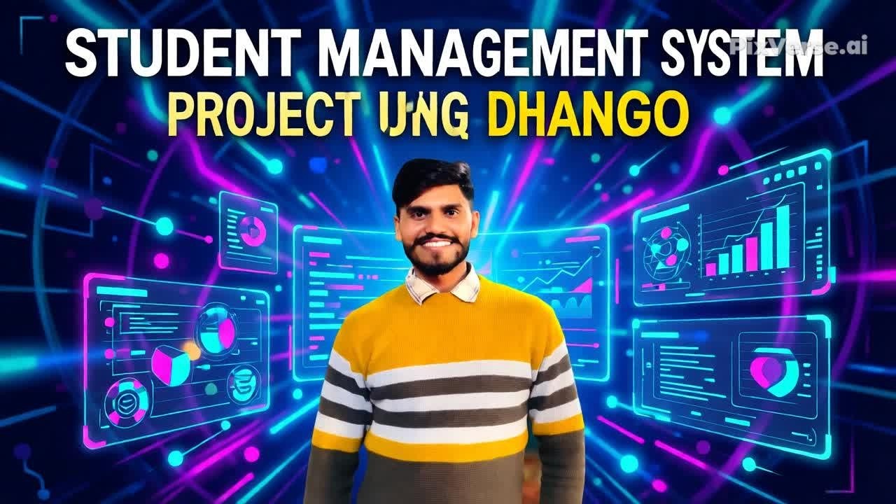 Build Student Management System using Django | Real World Project 💻