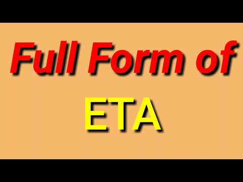 Full form of ETA