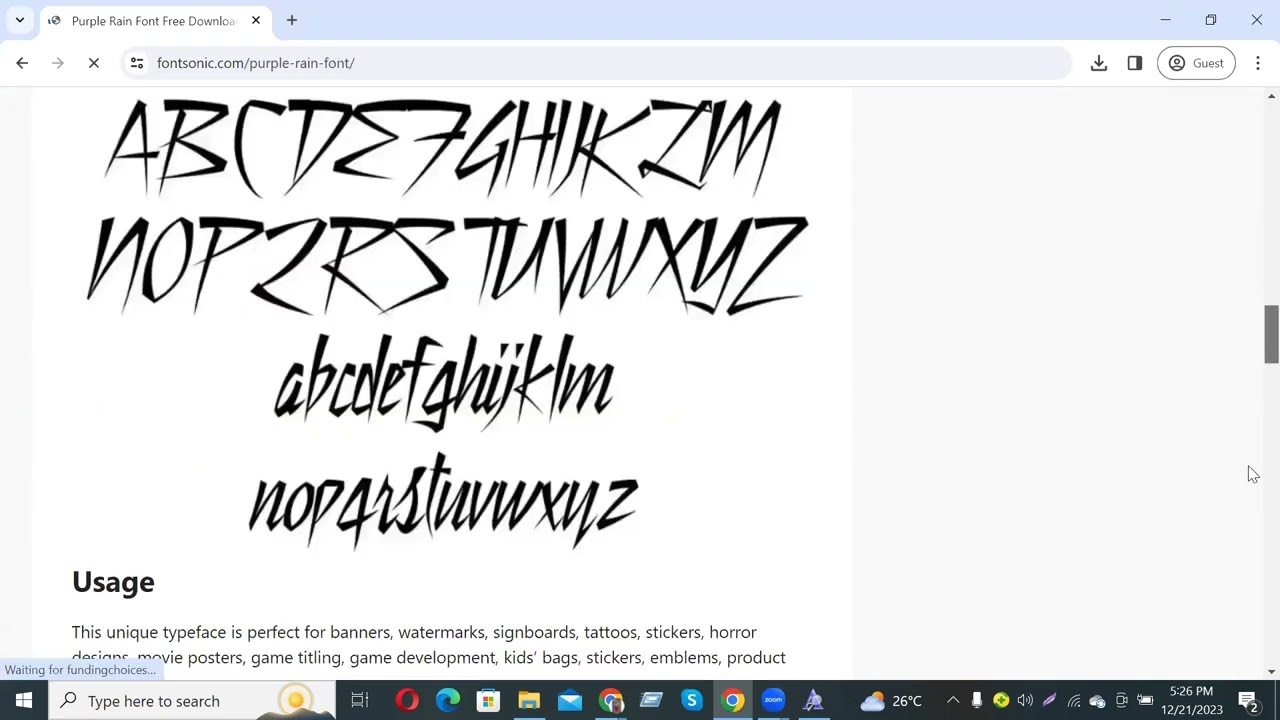 How to download and install Purple Rain Font Free Download #trending #youtube