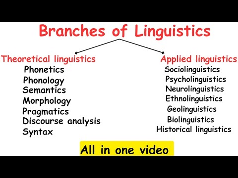 Branches of Linguistics|Introduction to linguistics #linguistics