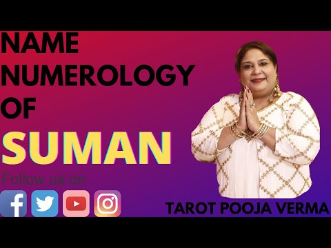 Name can define your life. Name Numerology of SUMAN...................
