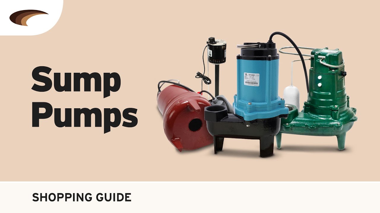Sump Pump Shopping Guide