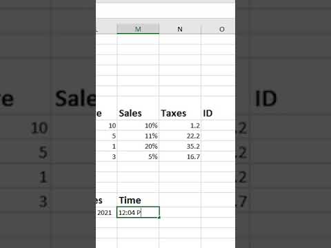 These are numeric values in Excel #shorts