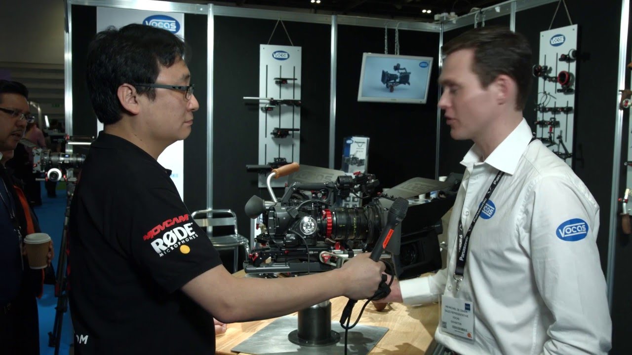 Newsshooter at BVE 2016: Vocas FS5 PL mount and shoulder rig