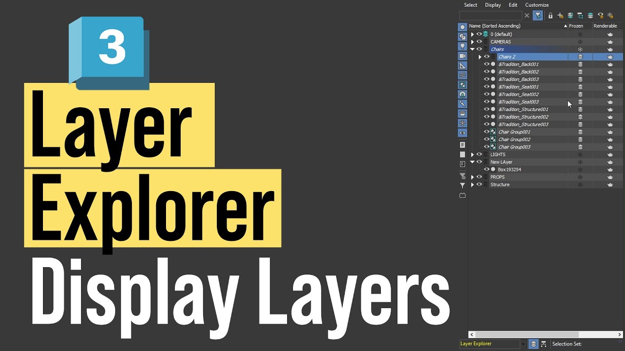 Layer Explorer in 3DS Max