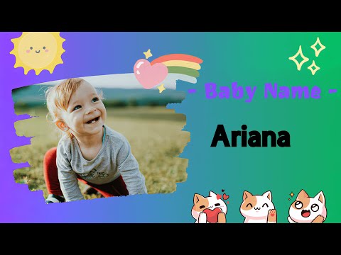 ARIANA | Ariana name meaning | Girl Name Meaning | VERY holy (2023)