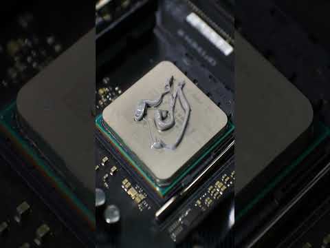 #shorts How much thermal paste should be applied to the CPU.???