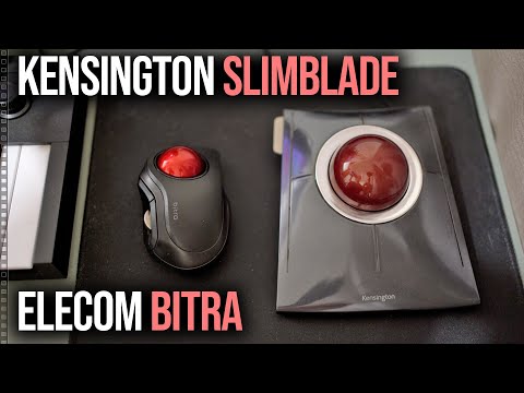 Kensington Slimblade vs Elecom Bitra trackball review