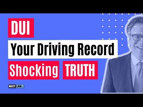 DUI and Your Driving Record - Shocking Truth