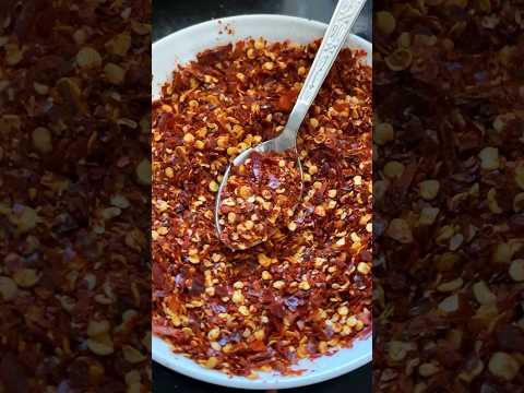 Homemade Chilli Flakes🌶️