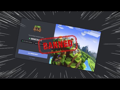 GETTING BANNED FROM MINECRAFT DISCORD SERVER SPEEDRUN [34 SECONDS]