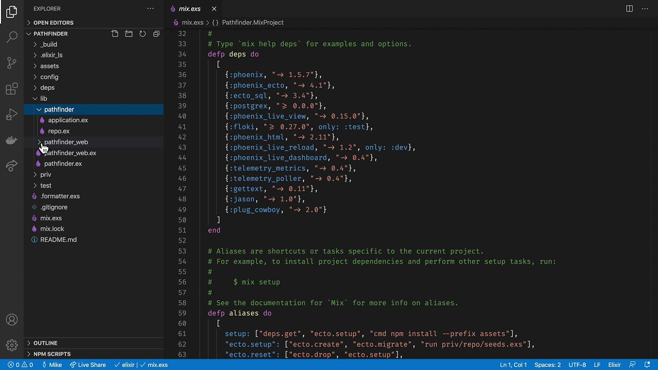 A tour of the a new Phoenix project's folder structure and what all these folders are for.