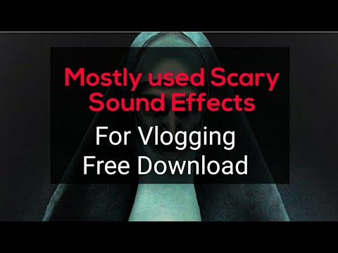 Sound effects for vlog halloween edition / Scary sound Effects free download