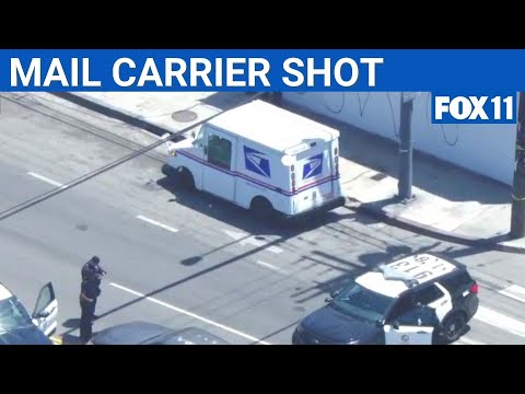 USPS mail carrier shot in South Los Angeles | FOX 11 LA