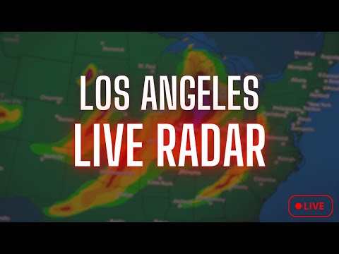 LIVE: Los Angeles (LA) California Weather Radar NOW - Weather Watch Dashboard
