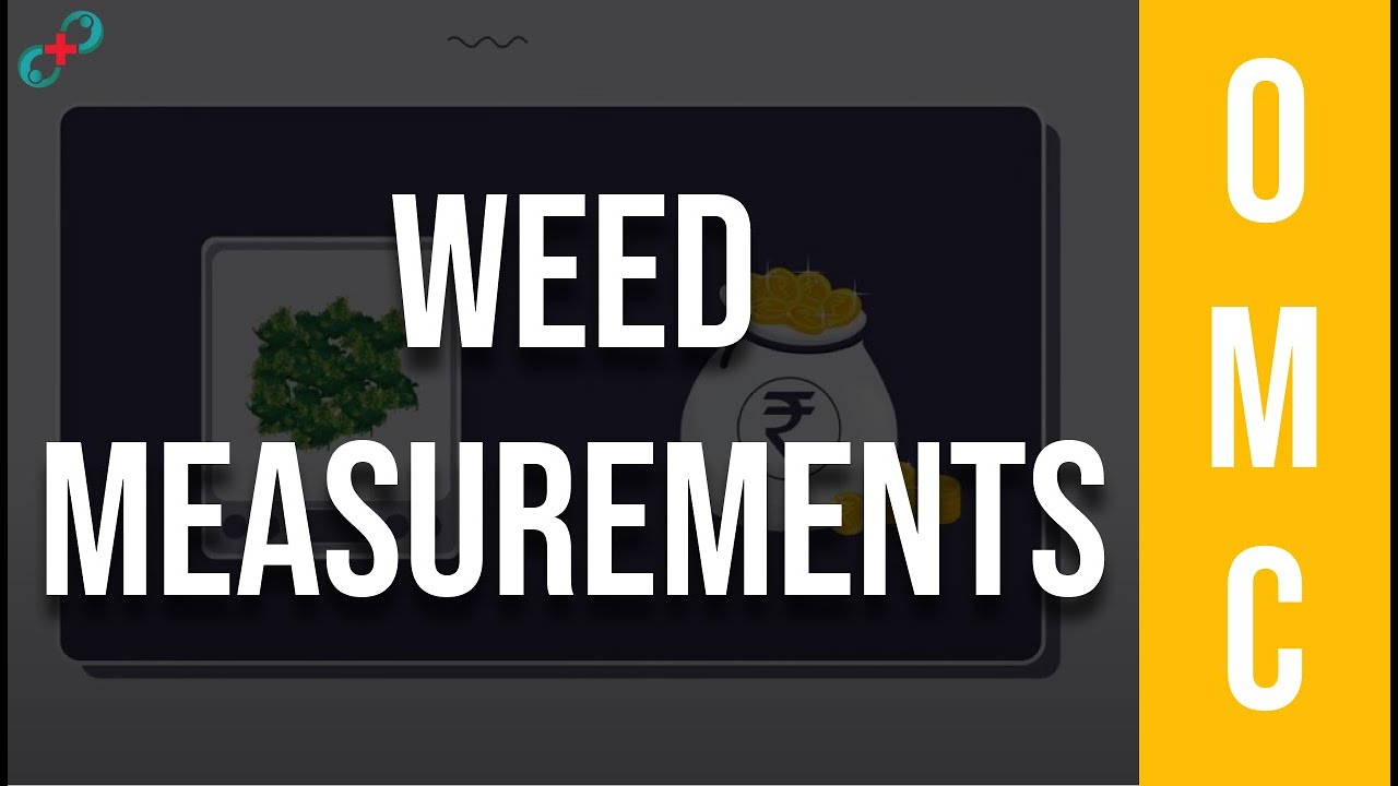 A Visual Guide to Weed Measurements and Prices