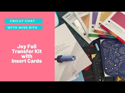Foil Transfer Kit and Cricut Joy App