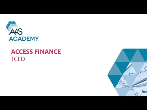 Webinar: Access Finance: TCFD - 28 September 2021