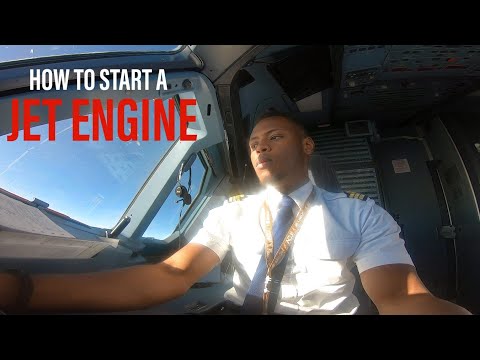 How to start a Jet Engine – Airbus A320 – www.ebajet.com