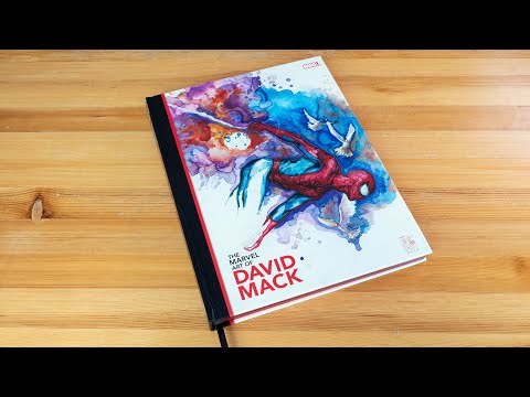 The Marvel Art of David Mack (book flip)