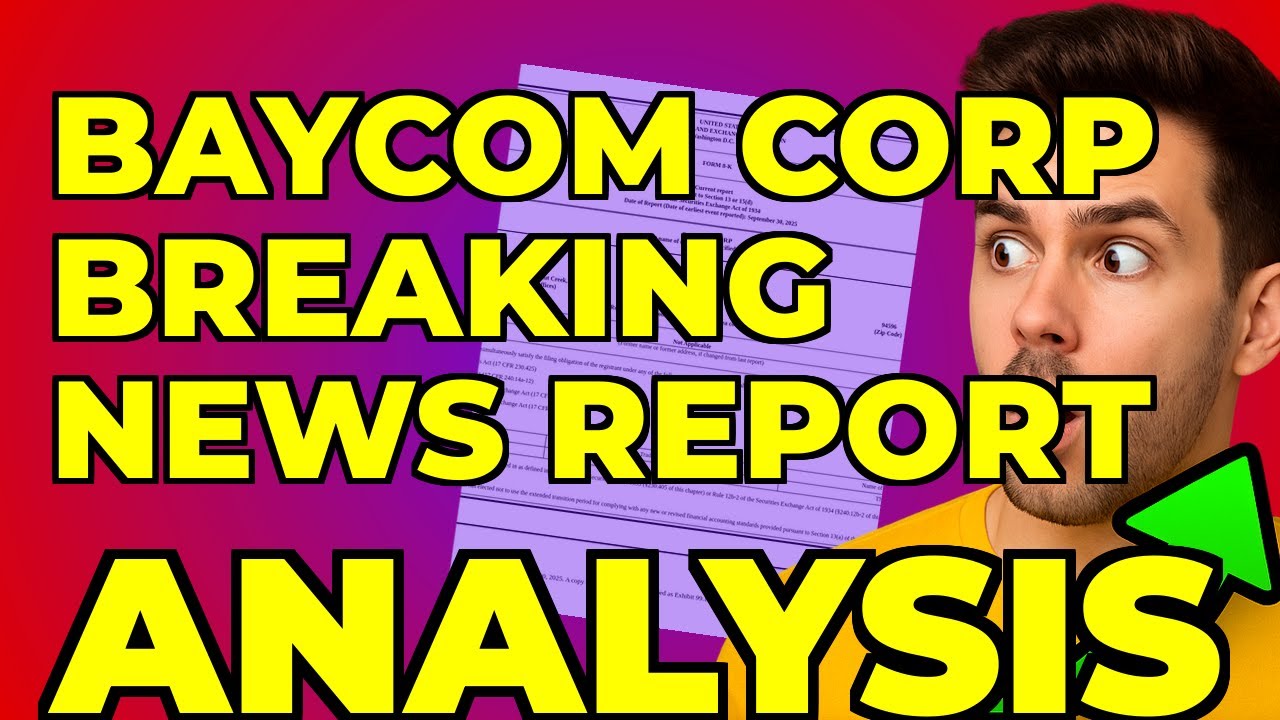 My Take: BayCom Corp's 8-K Signals Key Q3 Financials