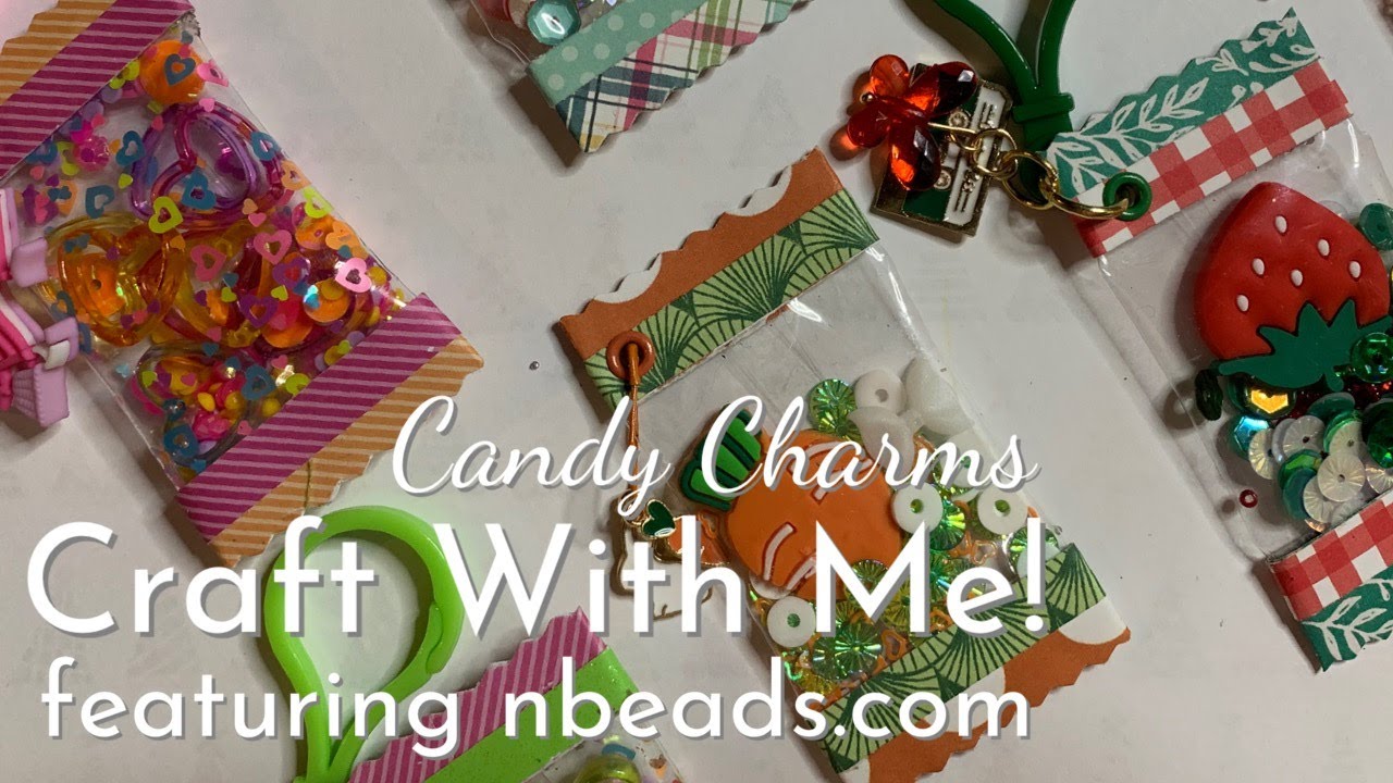Craft with me! Candy Charms featuring nbeads.com beads and charms!