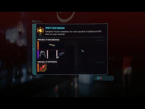 How to Get Ending Reward Cyberpunk 2077